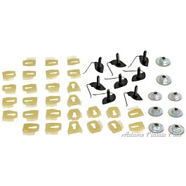BODY SIDE MOLDING CLIPS 68-72 44 PC - Adams Classic Cars' Parts Shop